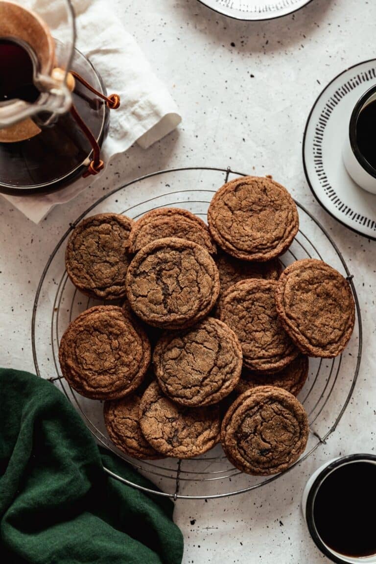Super Chewy Coffee Cookies • Sunday Table