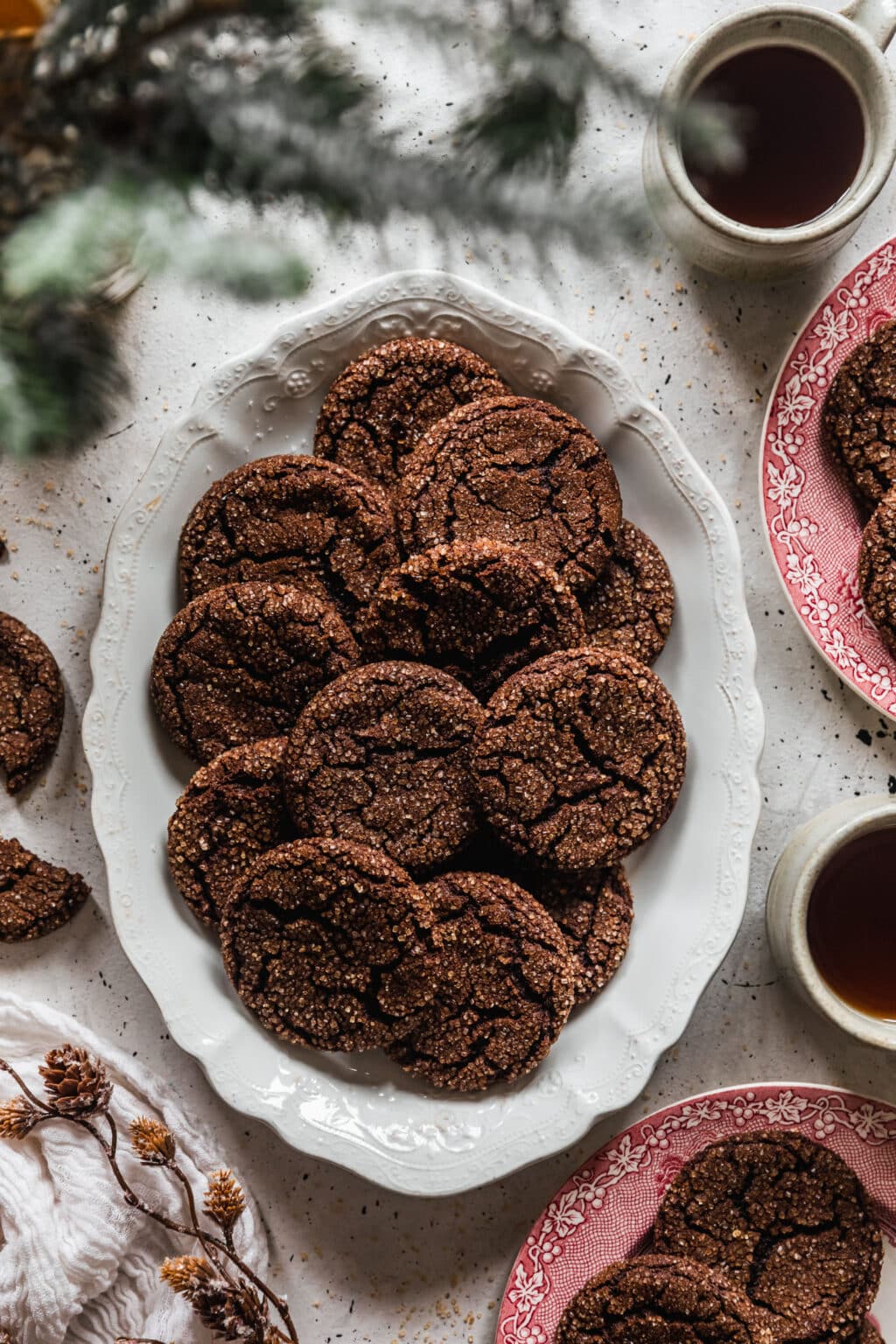 The Best Chewy Chocolate Gingerbread Cookies • Sunday Table
