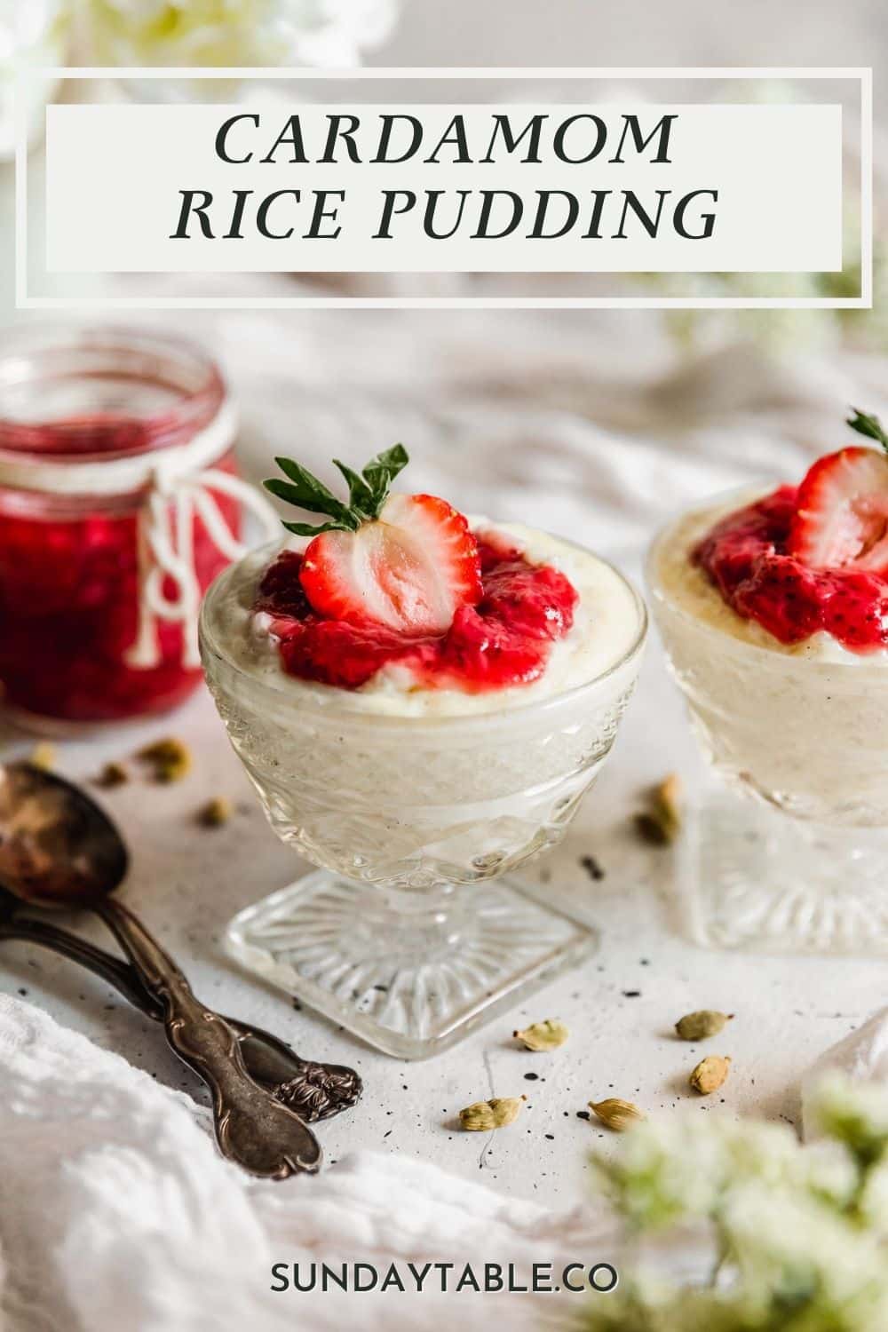Creamy Cardamom Rice Pudding • Sunday Table