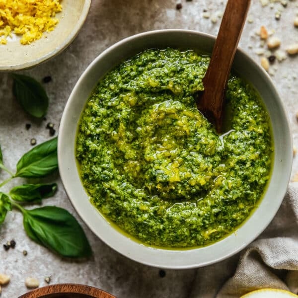 Lemon Pesto with Basil • Sunday Table