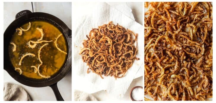 Crispy Frizzled Onions from Scratch • Sunday Table