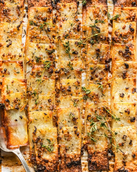 Easy Domino Potatoes with Shallots • Sunday Table