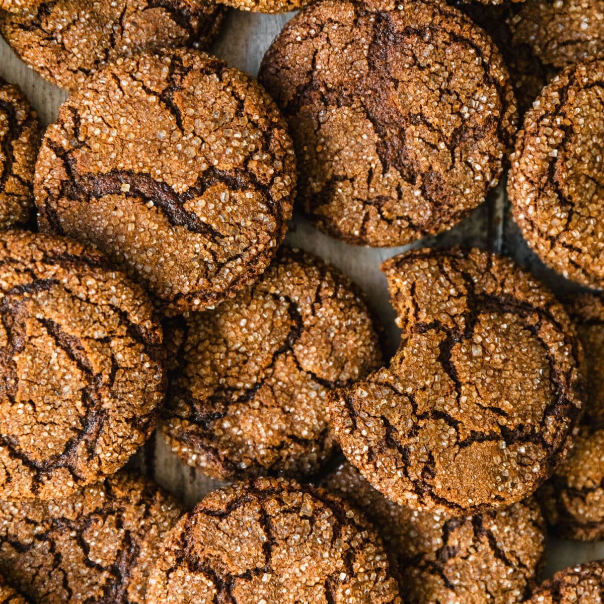 Chewy Molasses Crinkle Cookies • Sunday Table