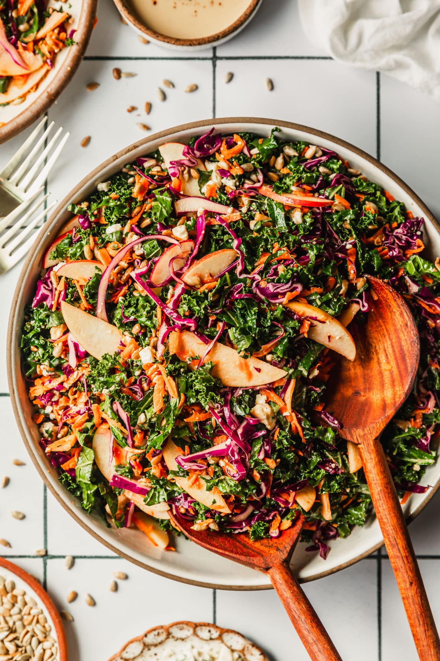 Kale and Apple Slaw with Honey Dijon Dressing • Sunday Table