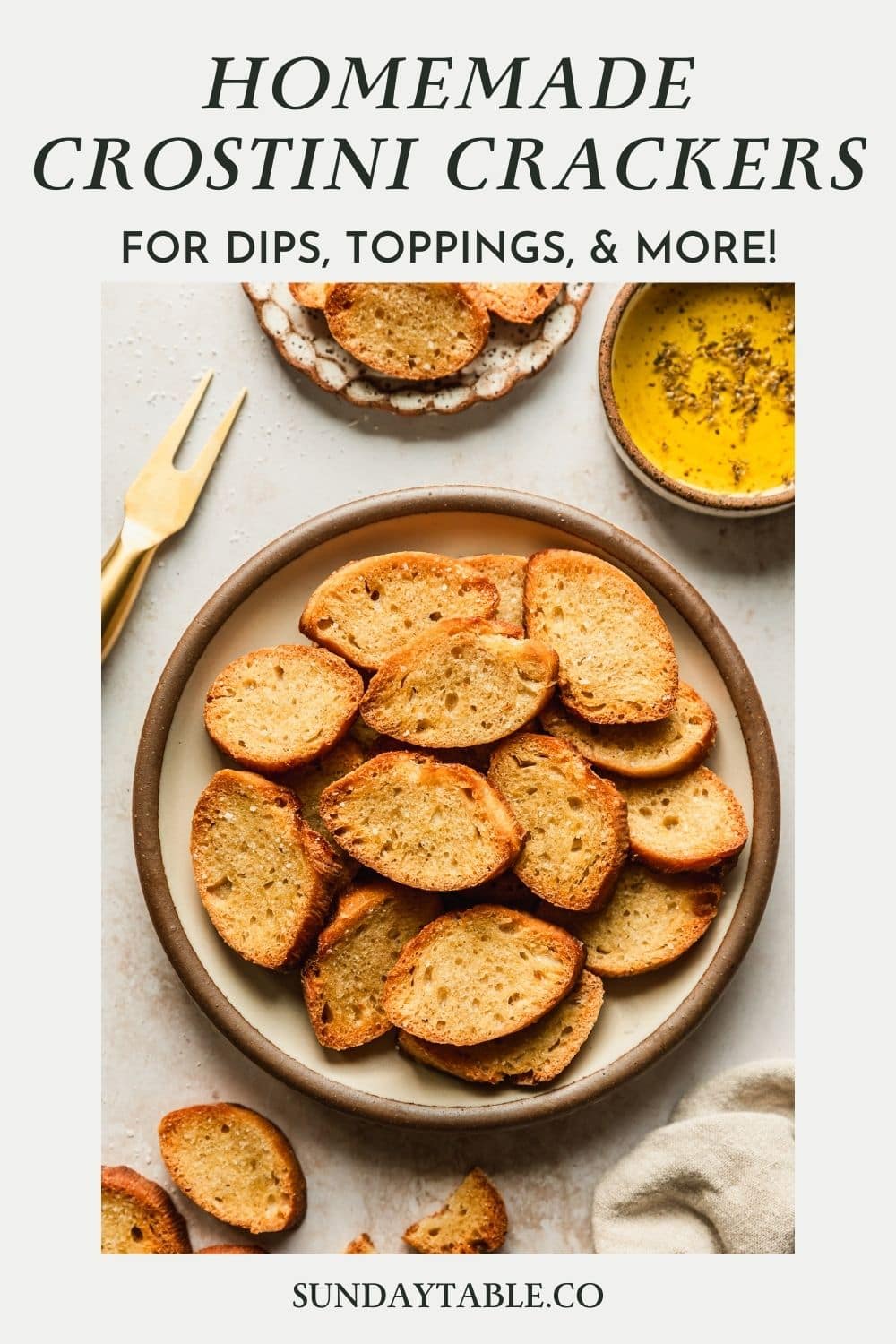The Easiest Homemade Crostini • Sunday Table