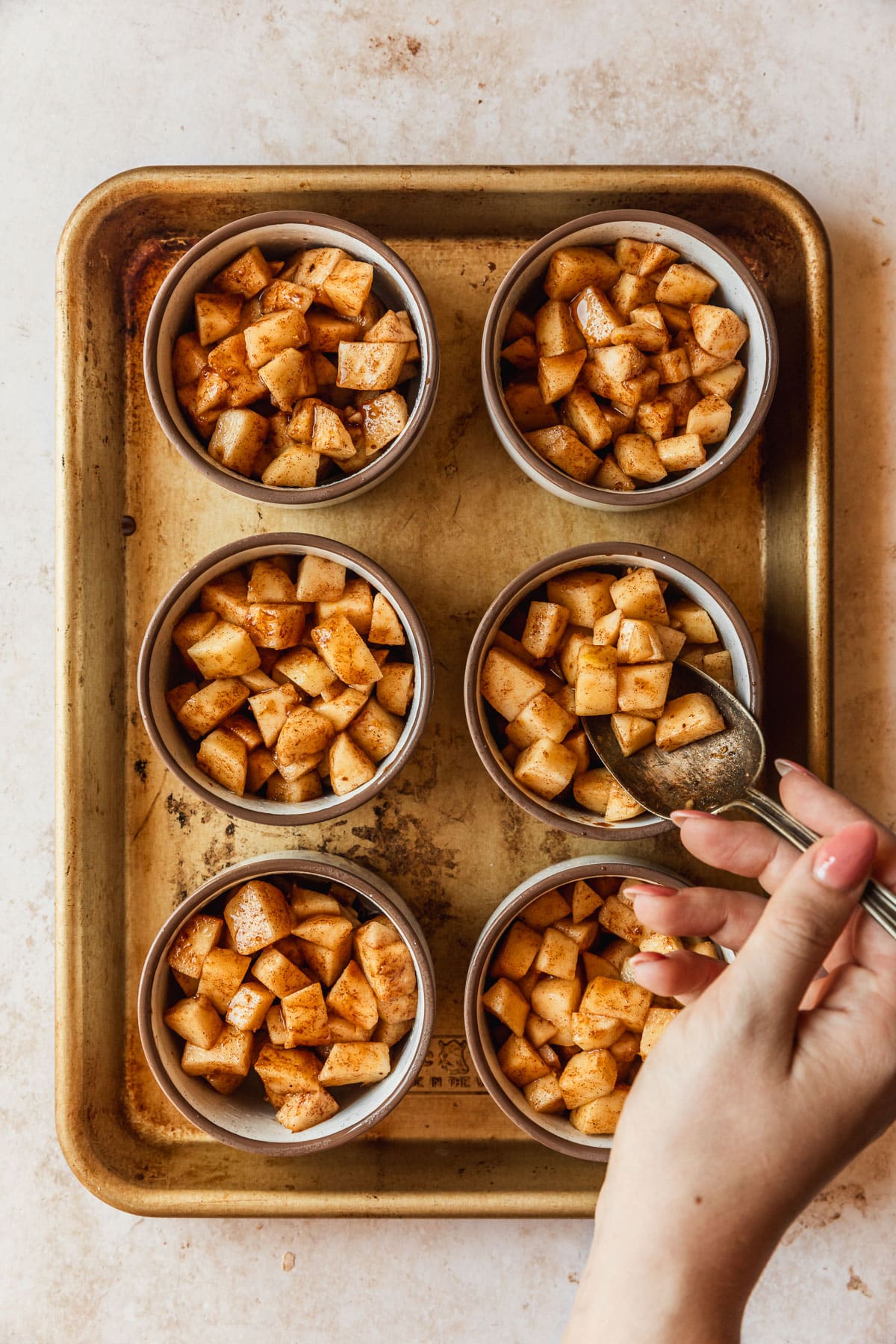 Mini Apple Crumbles with Buttery Oat Topping • Sunday Table