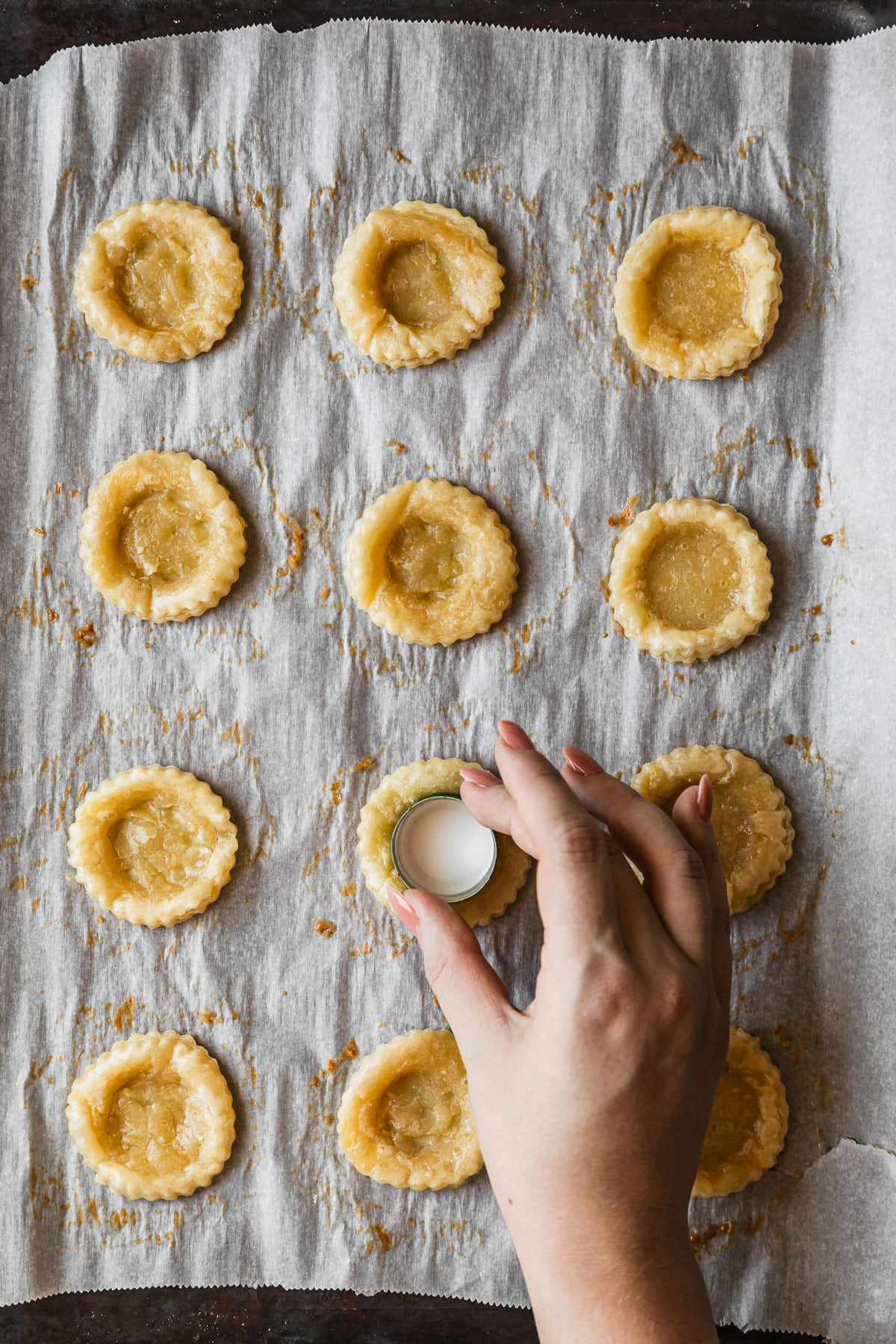 Pepper Jelly & Goat Cheese Puff Pastry Tartlets • Sunday Table