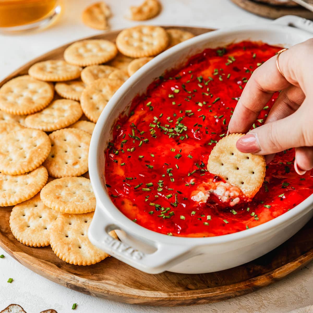 Pepper Jelly Cream Cheese Dip | Hot or Cold! • Sunday Table