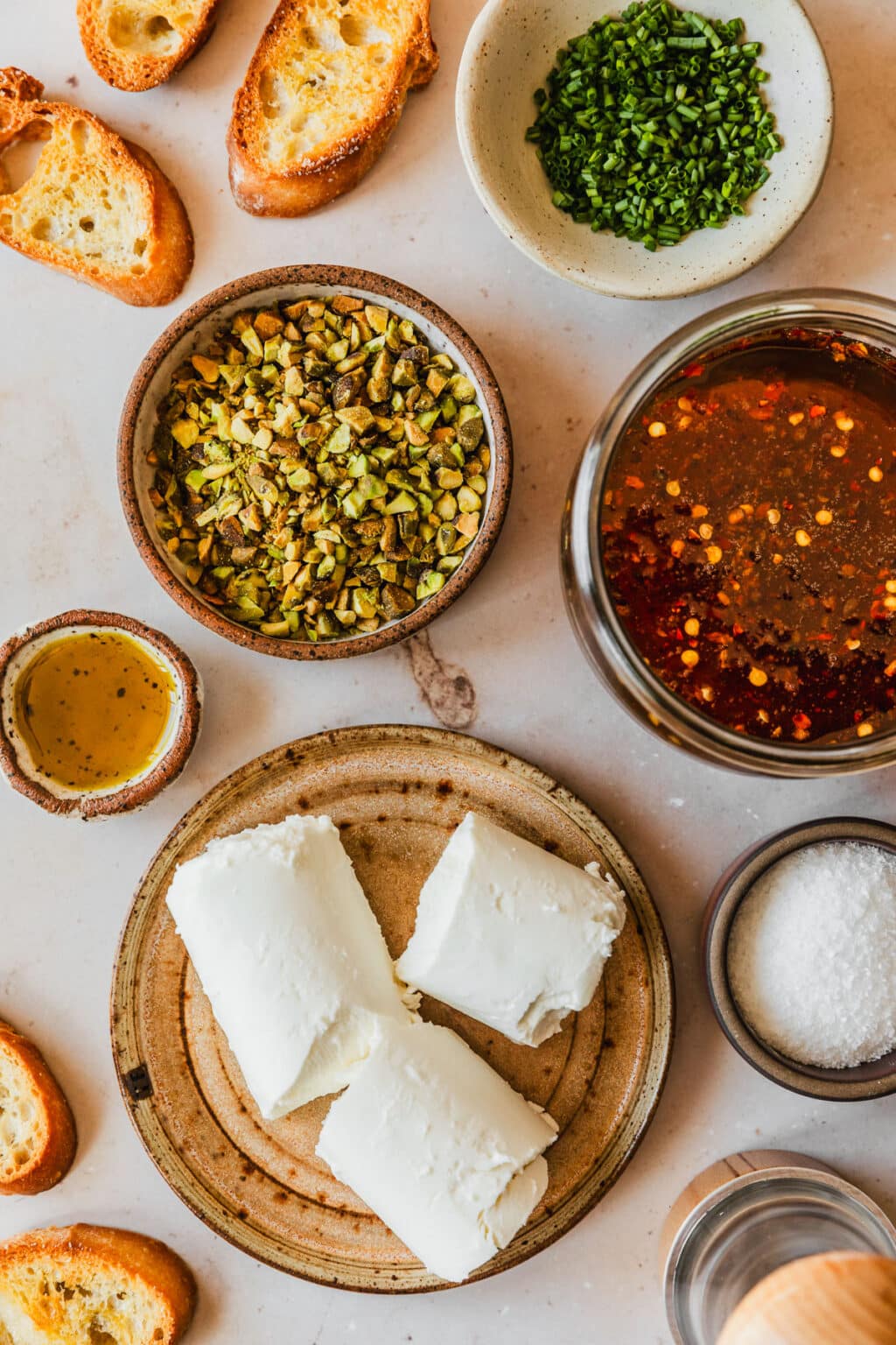 5-Minute Whipped Goat Cheese with Hot Honey • Sunday Table