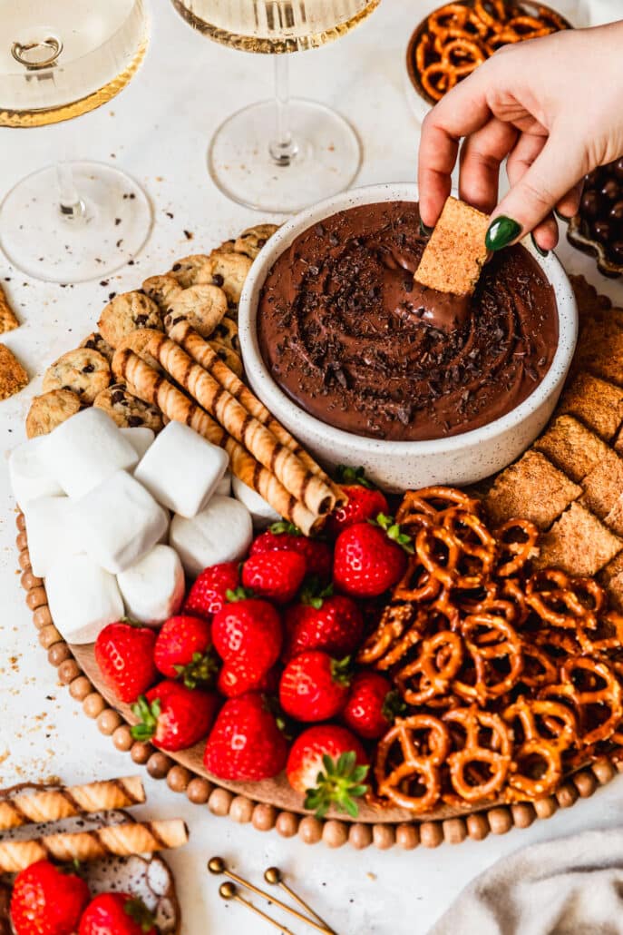 Easy Brownie Batter Dip From Scratch • Sunday Table