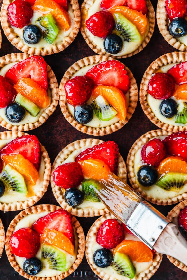 Easy Fruit Tartlets with Pastry Cream • Sunday Table