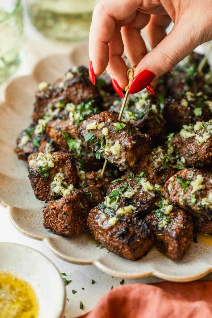 Best Ever Garlic Butter Steak Bites • Sunday Table