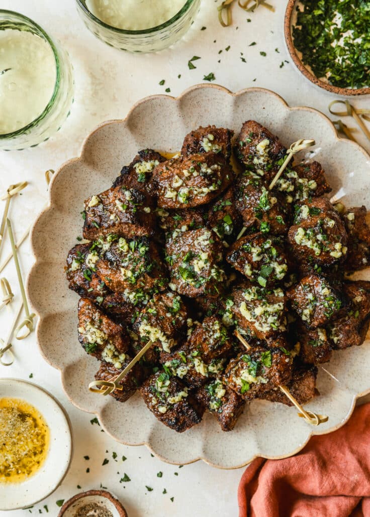 Best Ever Garlic Butter Steak Bites • Sunday Table