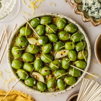 The Best Blue Cheese Stuffed Olives • Sunday Table