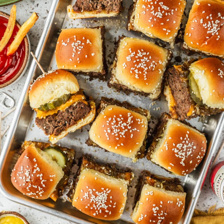 Baked Cheeseburger Sliders With Hawaiian Rolls Sunday Table