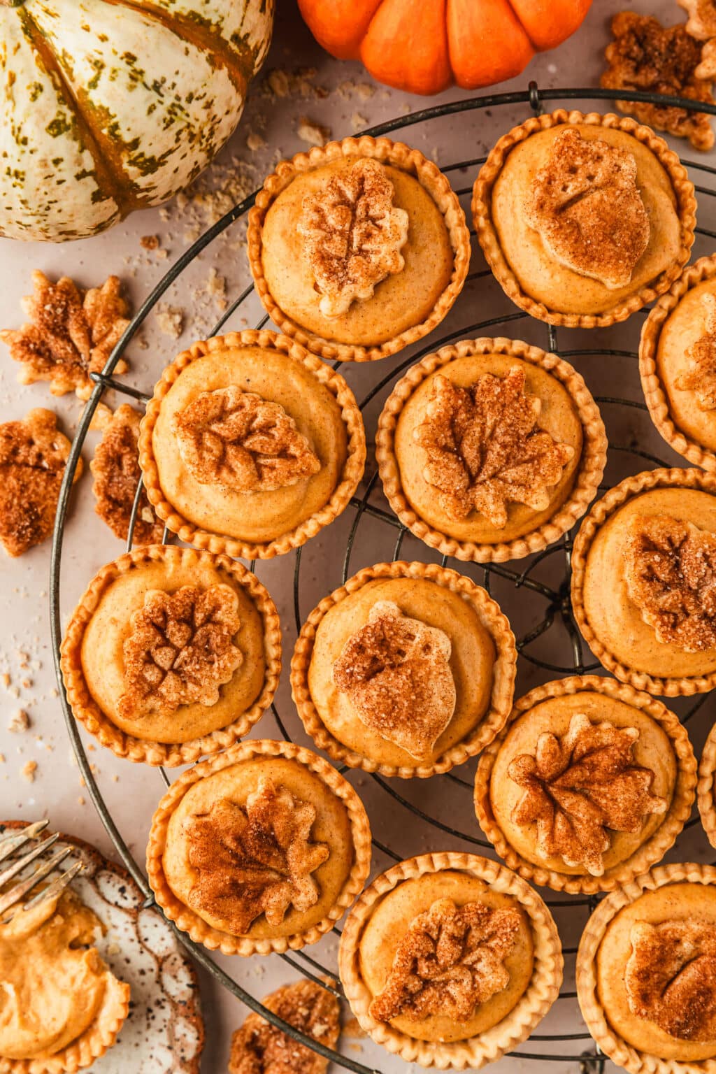 Amazing Mini Cream Cheese Pumpkin Pies • Sunday Table