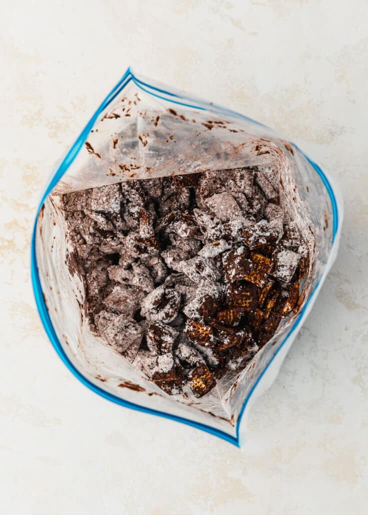 Easy Football Muddy Buddies for Game Day • Sunday Table