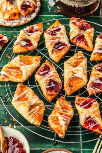 Easiest Ever Puff Pastry Jam Tarts • Sunday Table